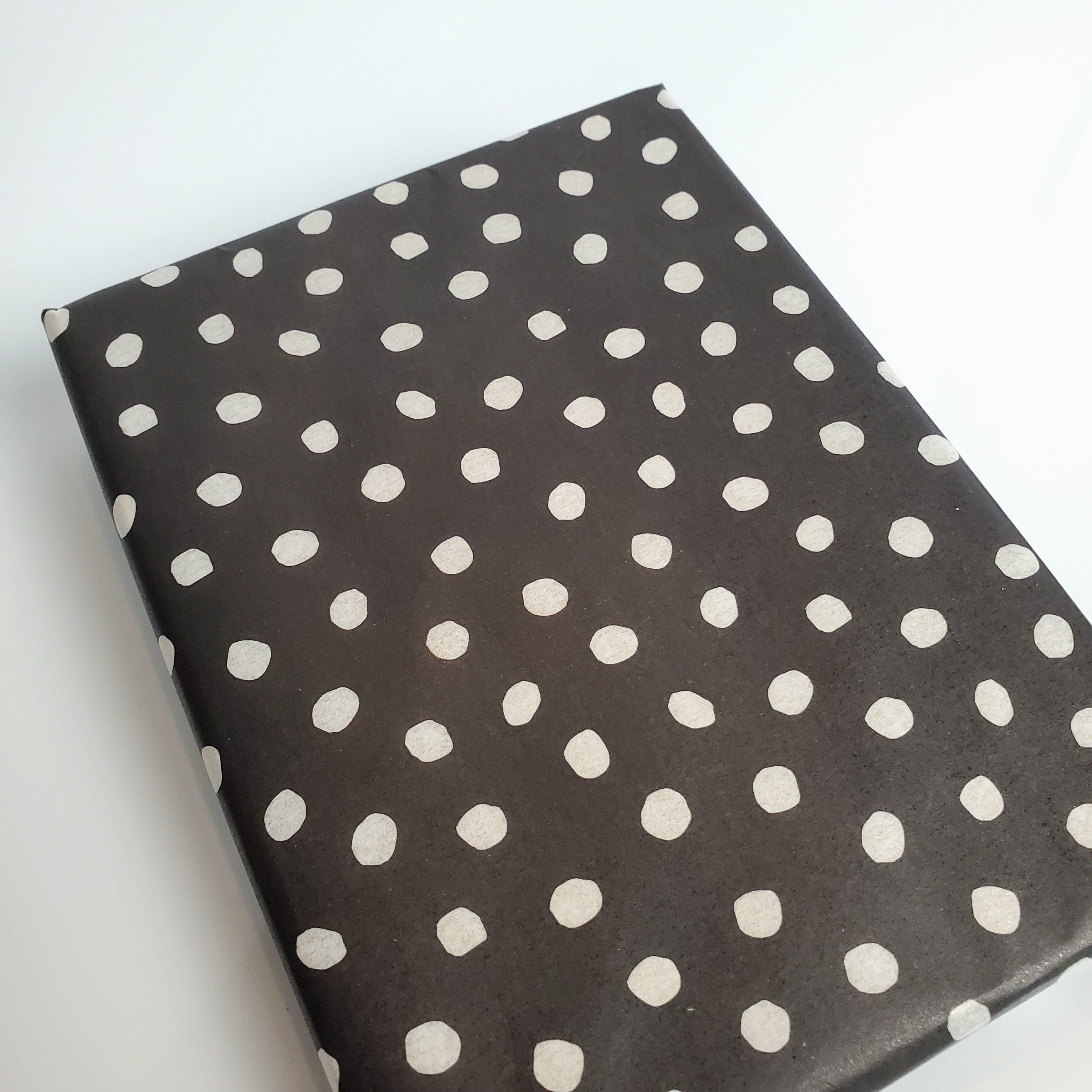 Black spotty tissue paper